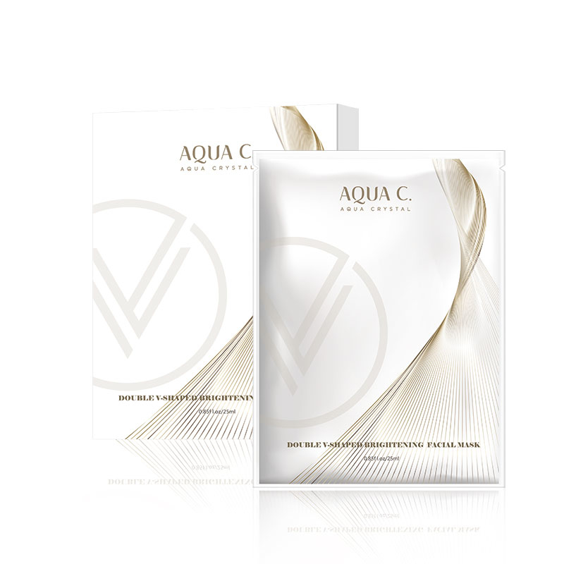 【AQUA C. 花漾皙】肌光雙V面膜 | @cosme