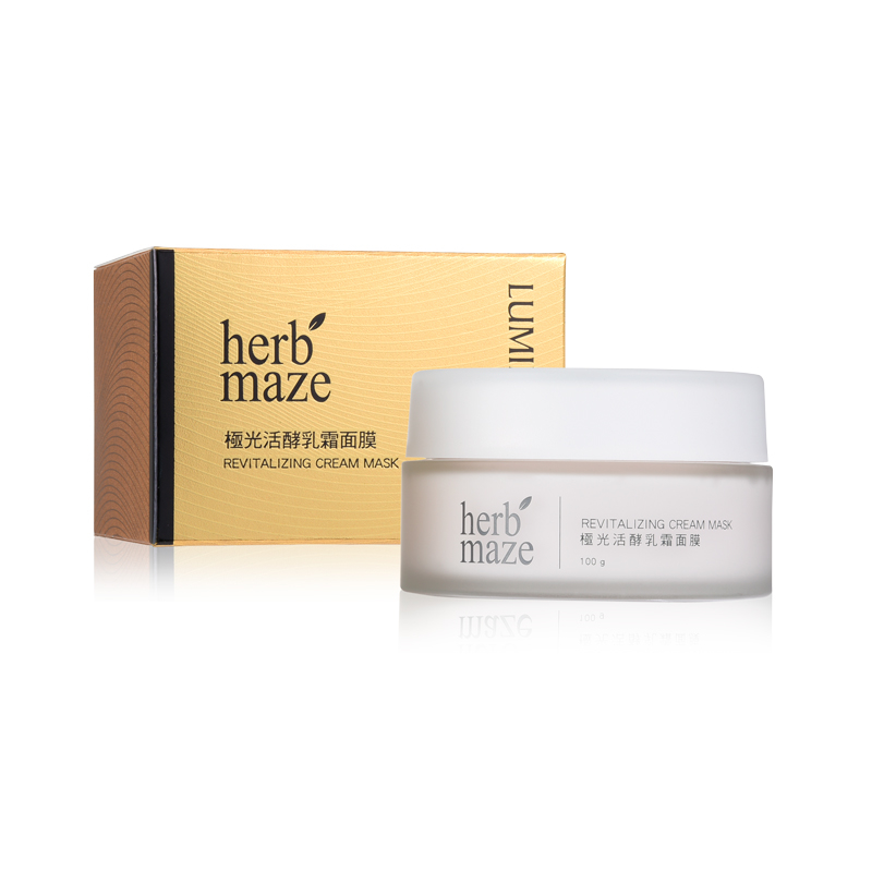 【herbmaze 草繹】極光活酵乳霜面膜 | @cosme