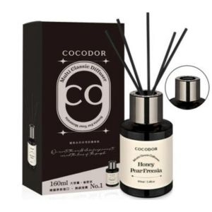 【COCODOR 珂珂朵爾】曜黑多用途系列擴香瓶-蜜梨小蒼蘭 | @cosme