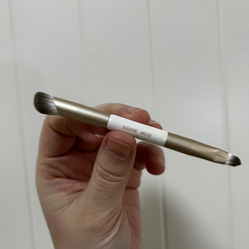 潘潘=) - [Solone] 袖珍訂製雙頭遮瑕刷 MG02 | @cosme